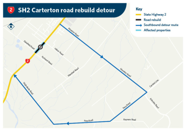 UPDATE: Road rebuild coming for State Highway 2 Carterton | NZTA ...